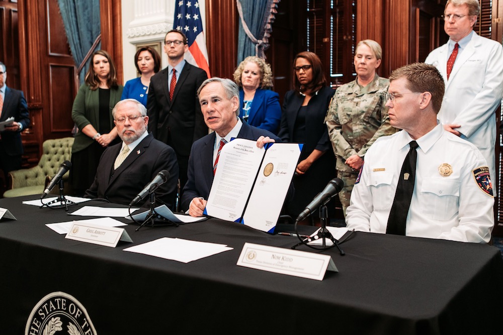 Gov. Abbott Announces State of Disaster, Urges Texans Not to Hoard ... Gov. Abbott Announces State of Disaster, Urges Texans Not to Hoard ...